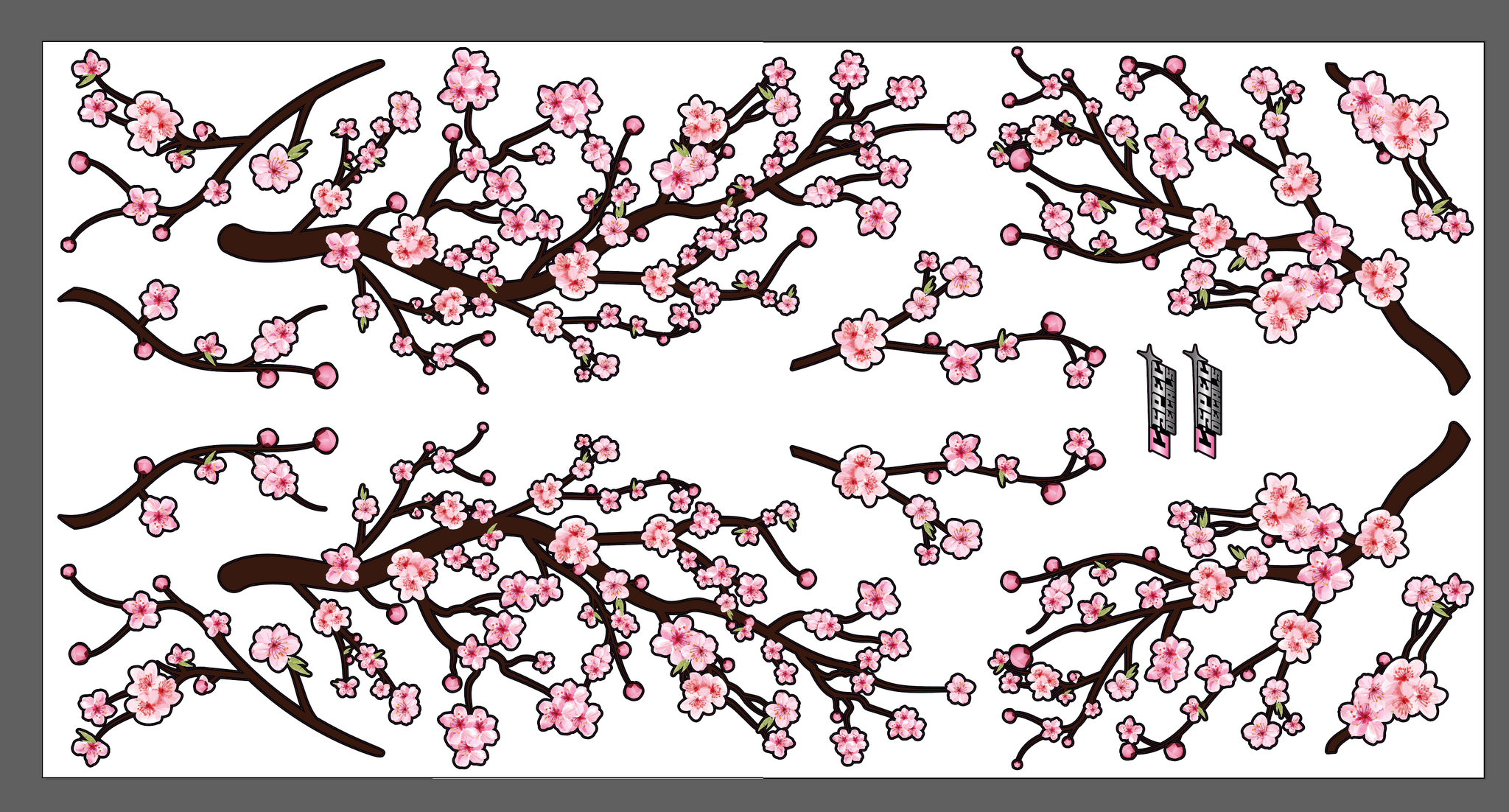 Sakura Livery Kit – C-Spec Decals
