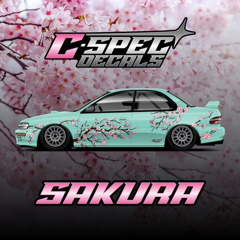 Sakura Livery Kit – C-Spec Decals